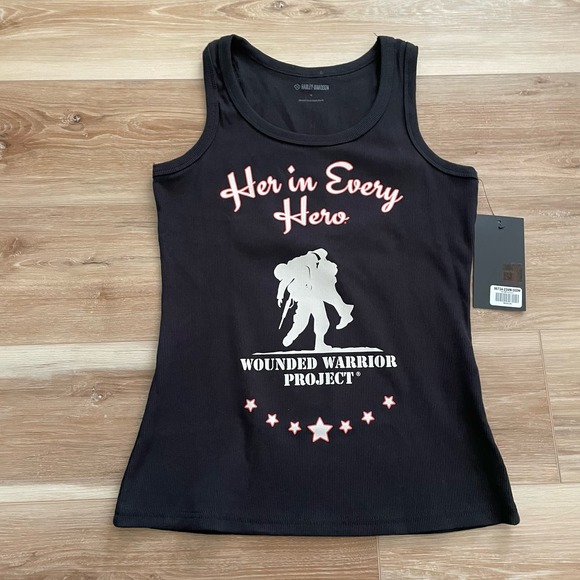Harley-Davidson | Tops | Nwt Harleydavidson Wounded Warrior Project Her ...